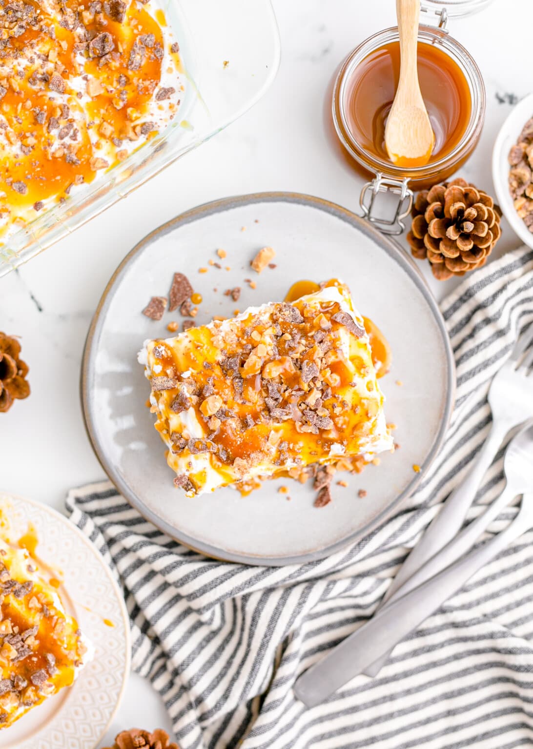 Pumpkin Poke Cake | Kitchen Fun With My 3 Sons