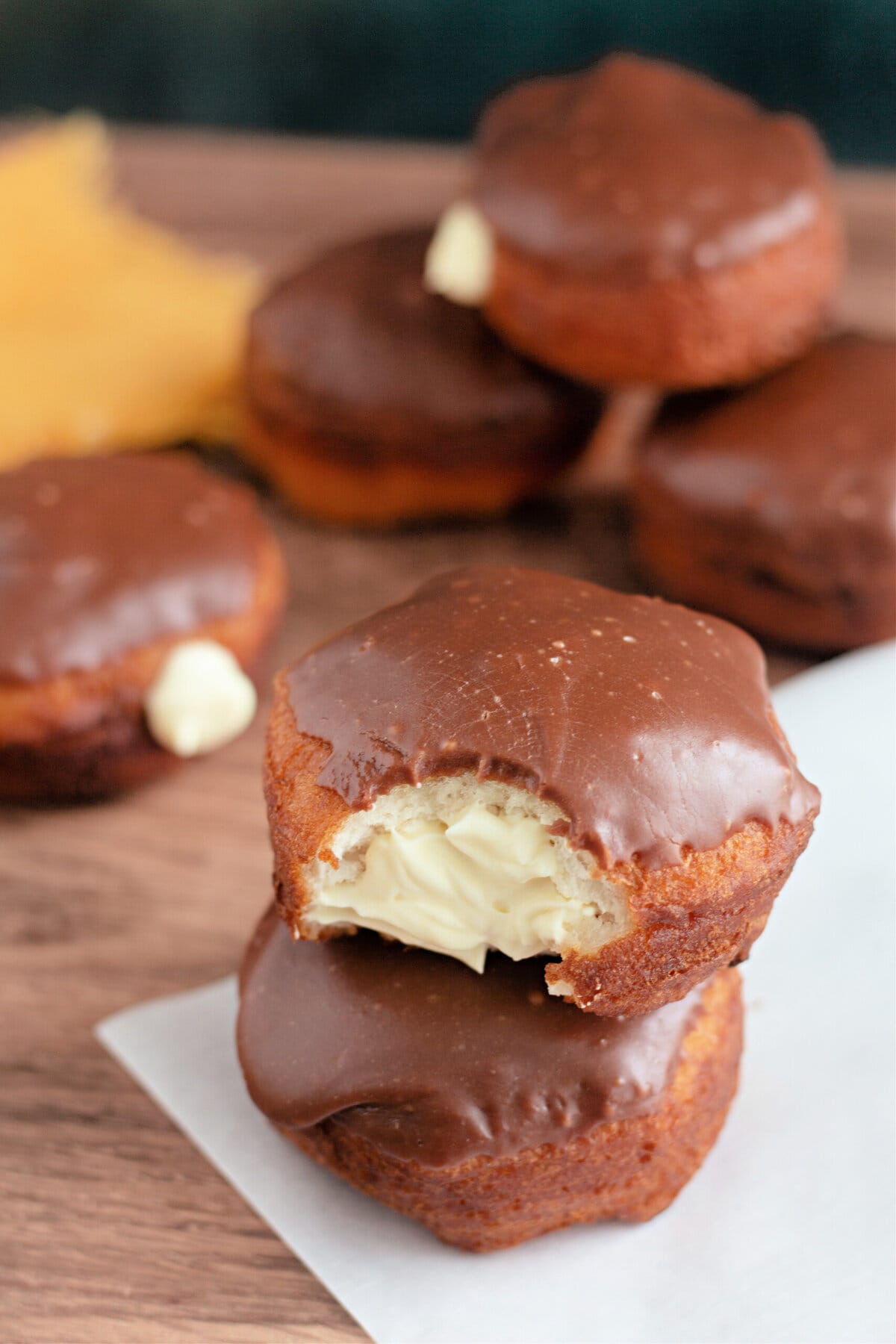 Boston Cream Donuts | Kitchen Fun With My 3 Sons