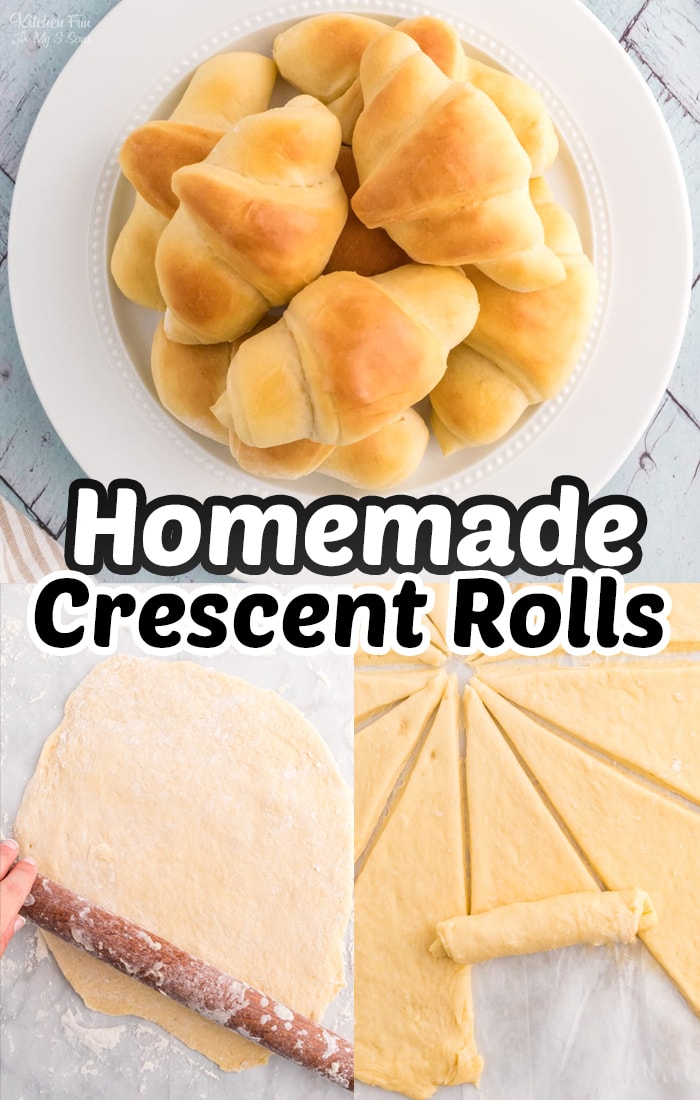 Buttery Homemade Crescent Rolls l Kitchen Fun With My 3 Sons
