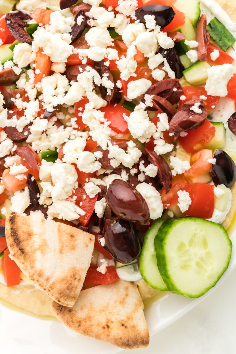 Layered Hummus Dip - Kitchen Fun With My 3 Sons