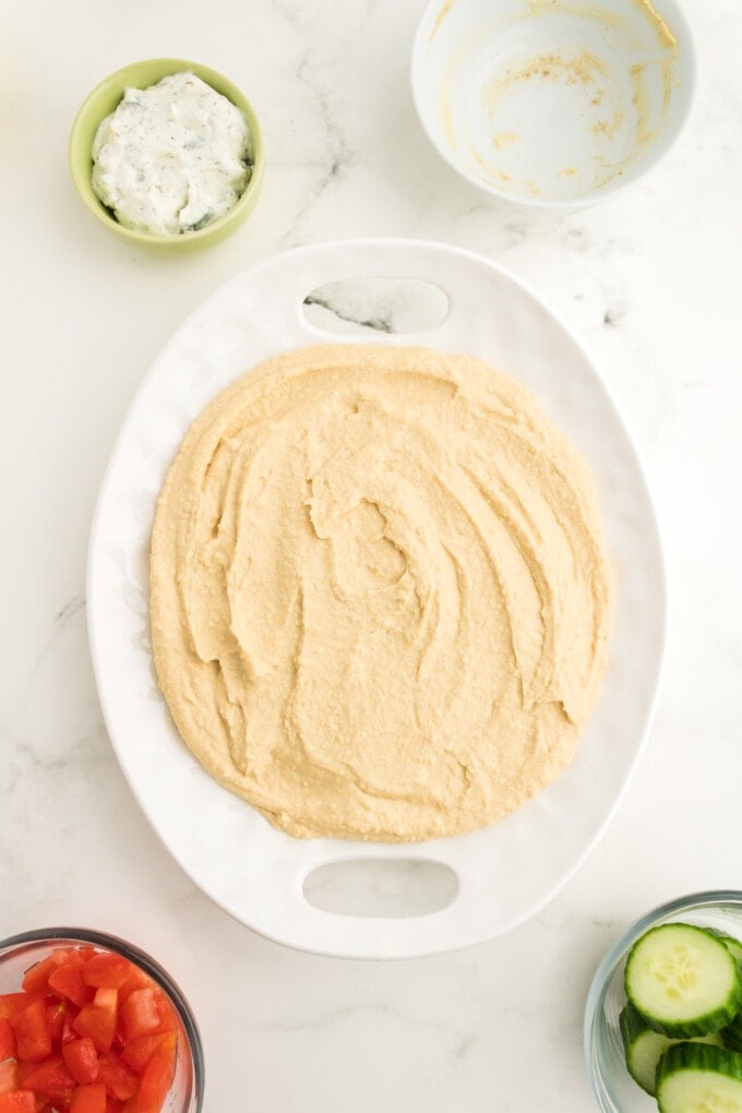 Layered Hummus Dip - Kitchen Fun With My 3 Sons