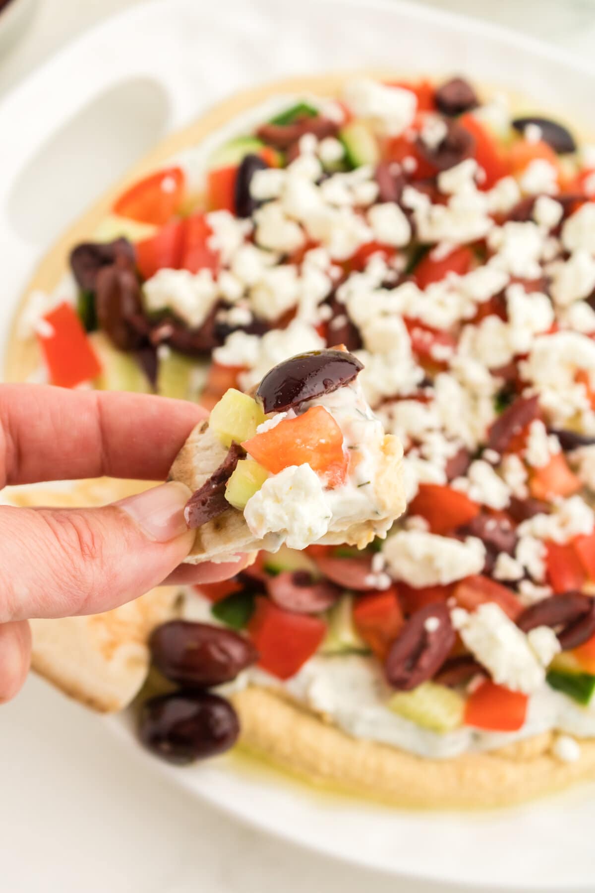 Layered Hummus Dip - Kitchen Fun With My 3 Sons