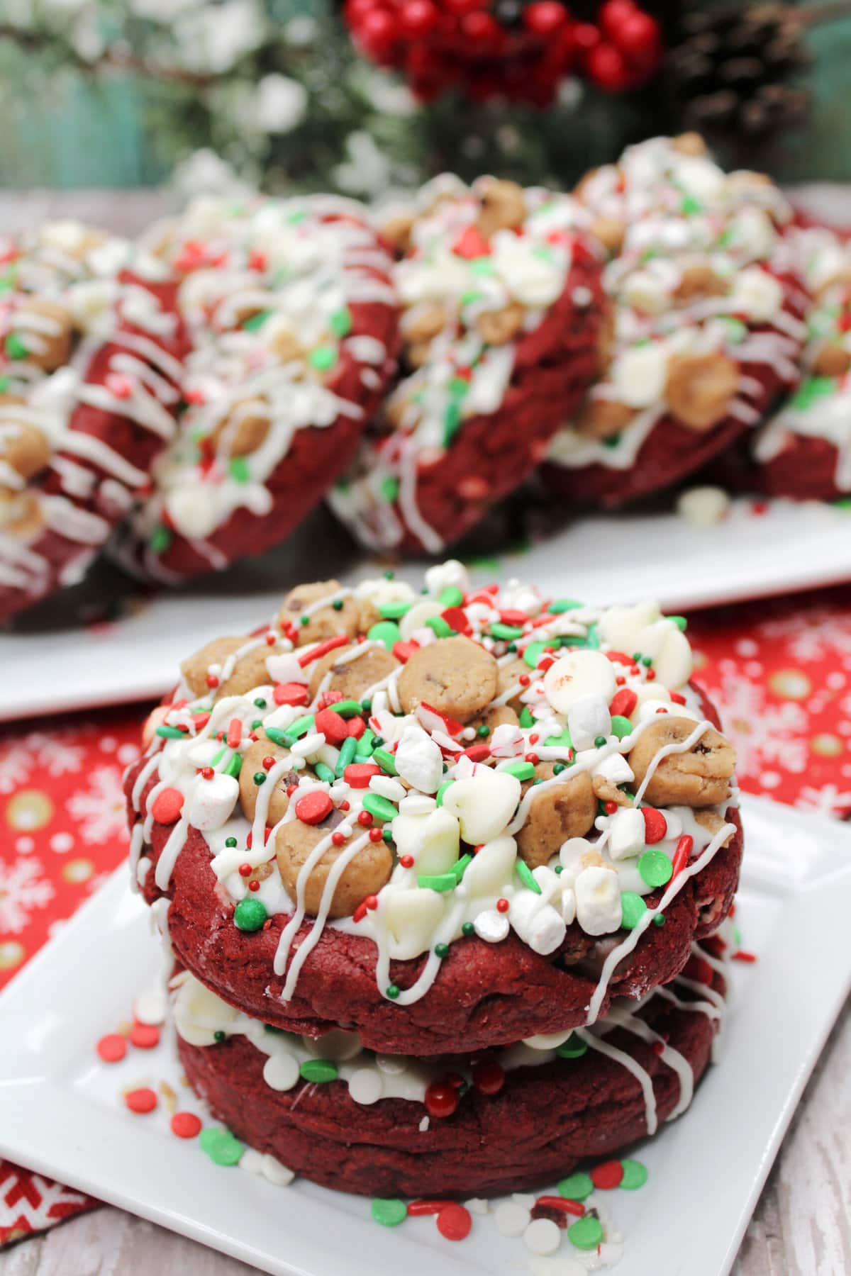 Santa Cookies - Kitchen Fun With My 3 Sons