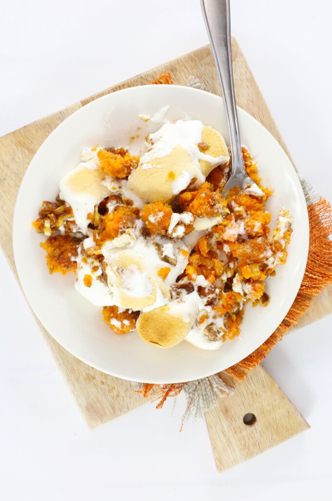 Sweet Potato Tater Tot Casserole - Kitchen Fun With My 3 Sons