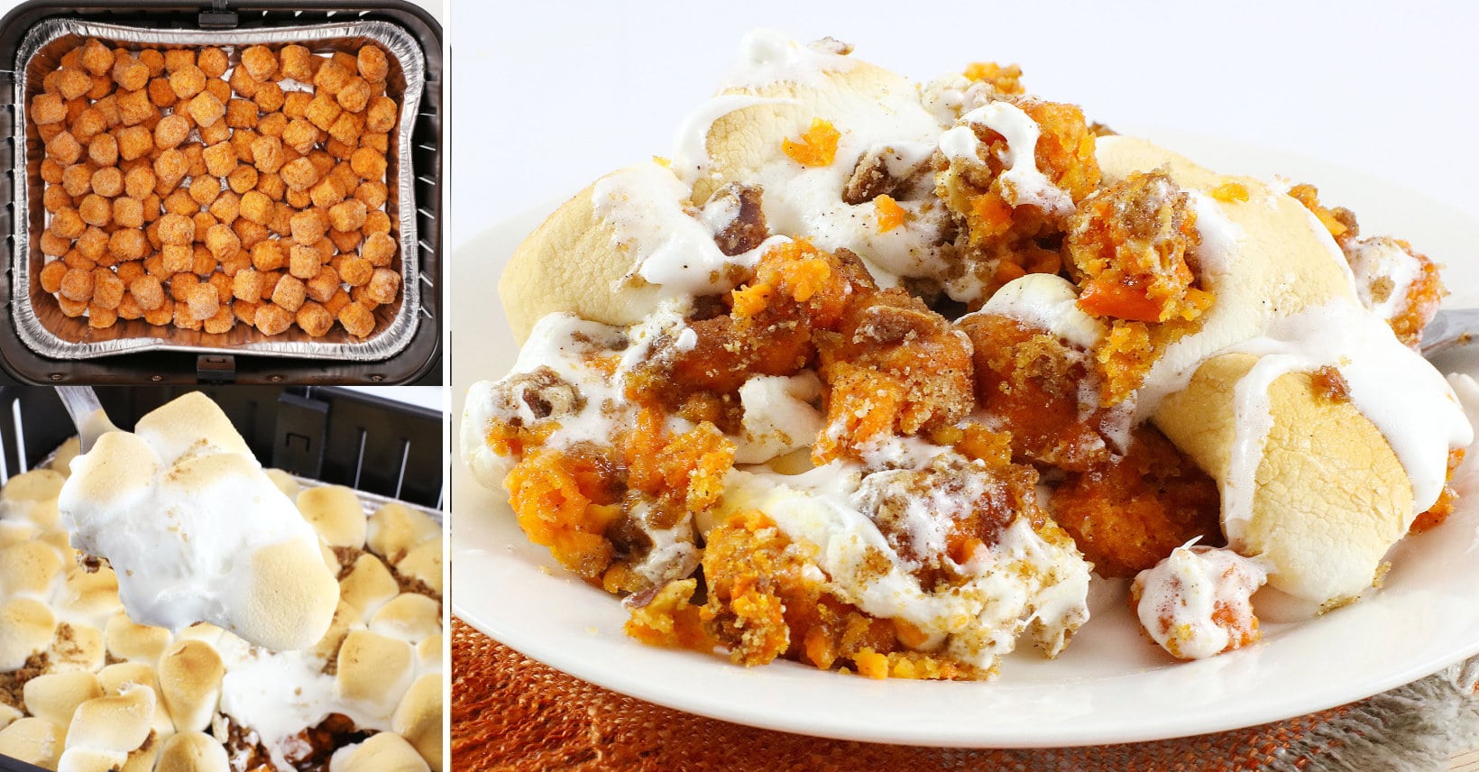 Sweet Potato Tater Tot Casserole - Kitchen Fun With My 3 Sons
