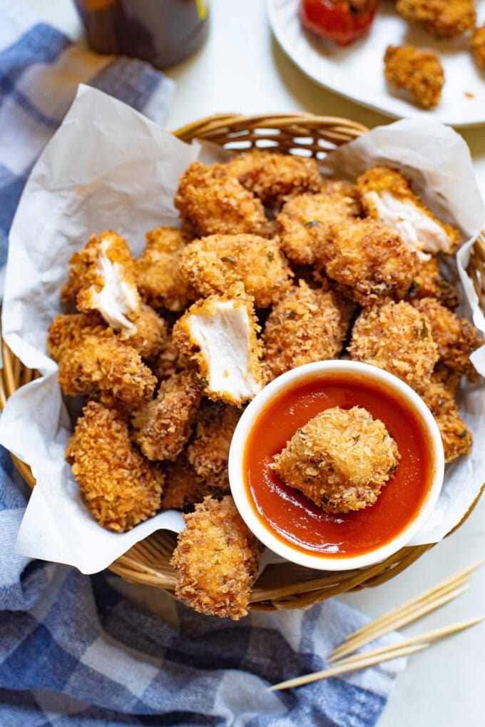 Easy Popcorn Chicken Recipe l Kitchen Fun With My 3 Sons
