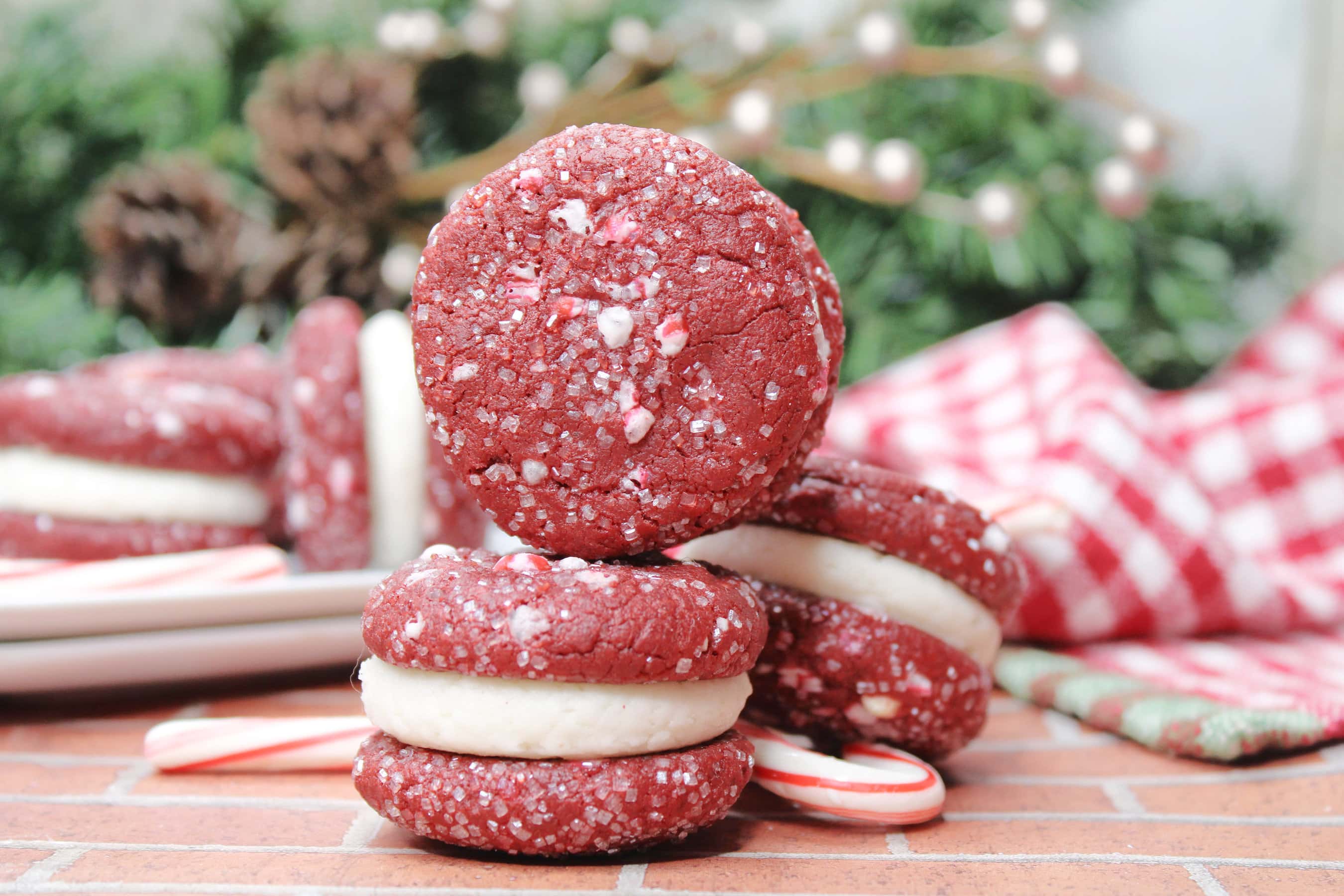 Red Velvet Sandwich Cookies - Kitchen Fun With My 3 Sons