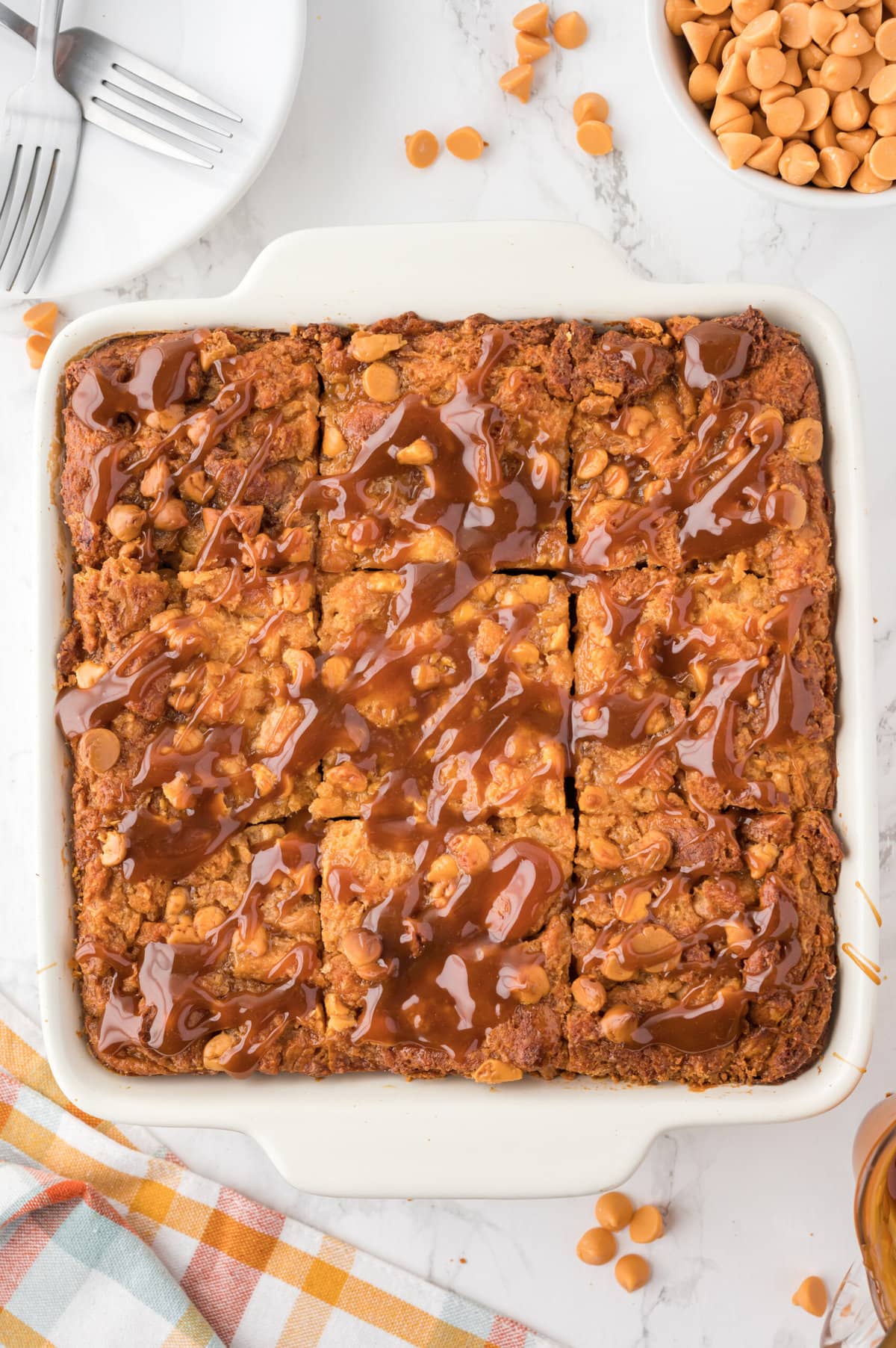 Butterscotch Bread Pudding - Kitchen Fun With My 3 Sons