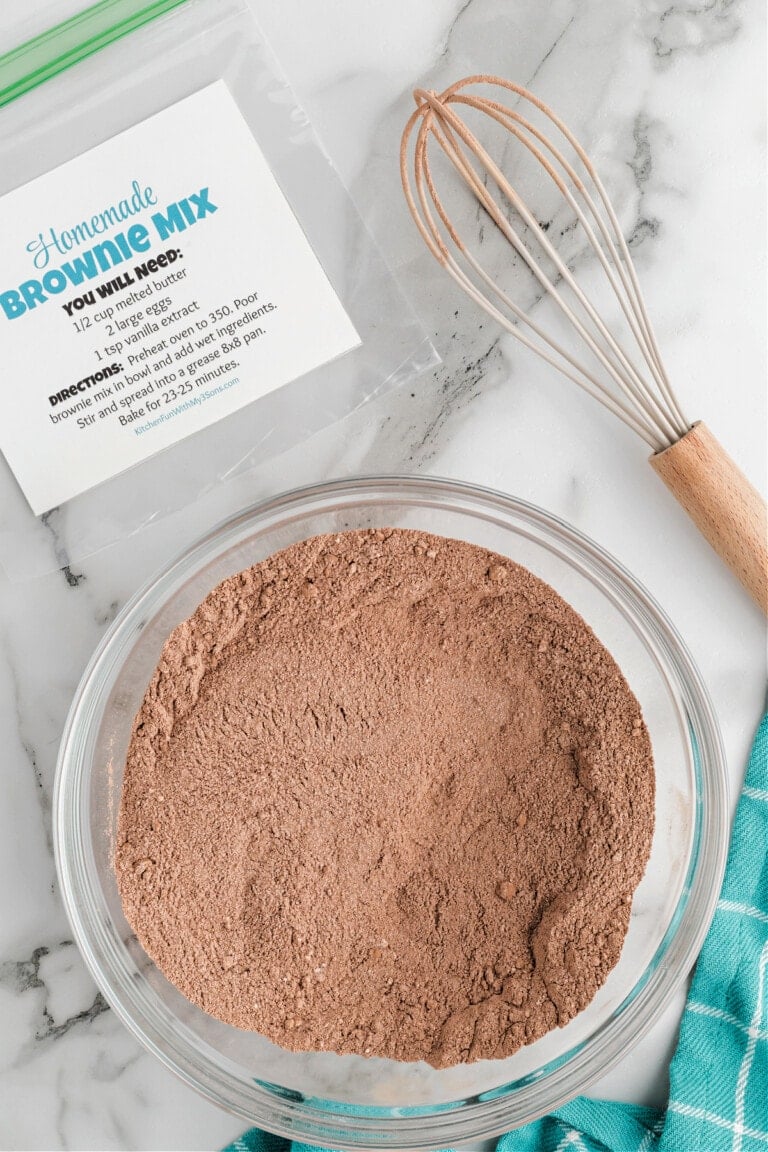 Homemade Brownie Mix Recipe | Kitchen Fun With My 3 Sons