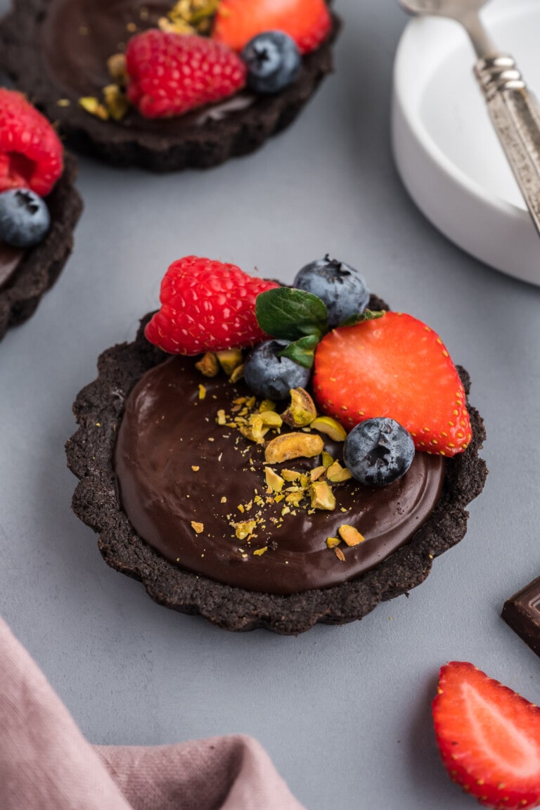 Mini Chocolate Tart Recipe - Kitchen Fun With My 3 Sons