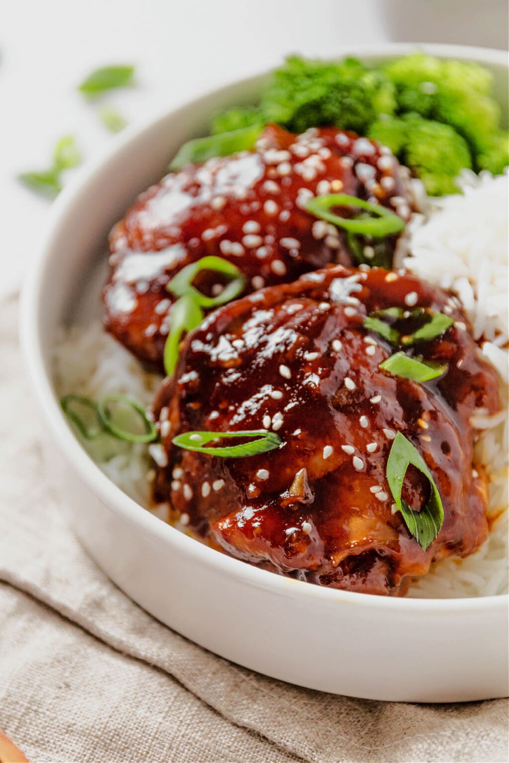 Honey Garlic Chicken Thighs - Kitchen Fun With My 3 Sons