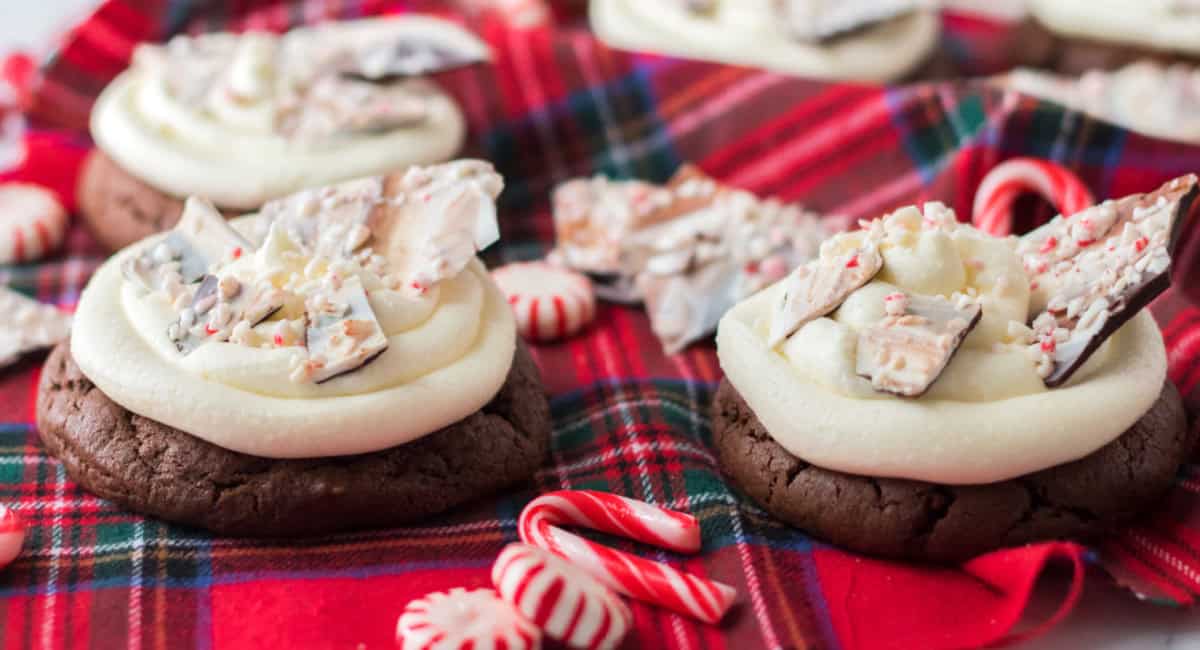 Peppermint Bark Cookies | Kitchen Fun With My 3 Sons