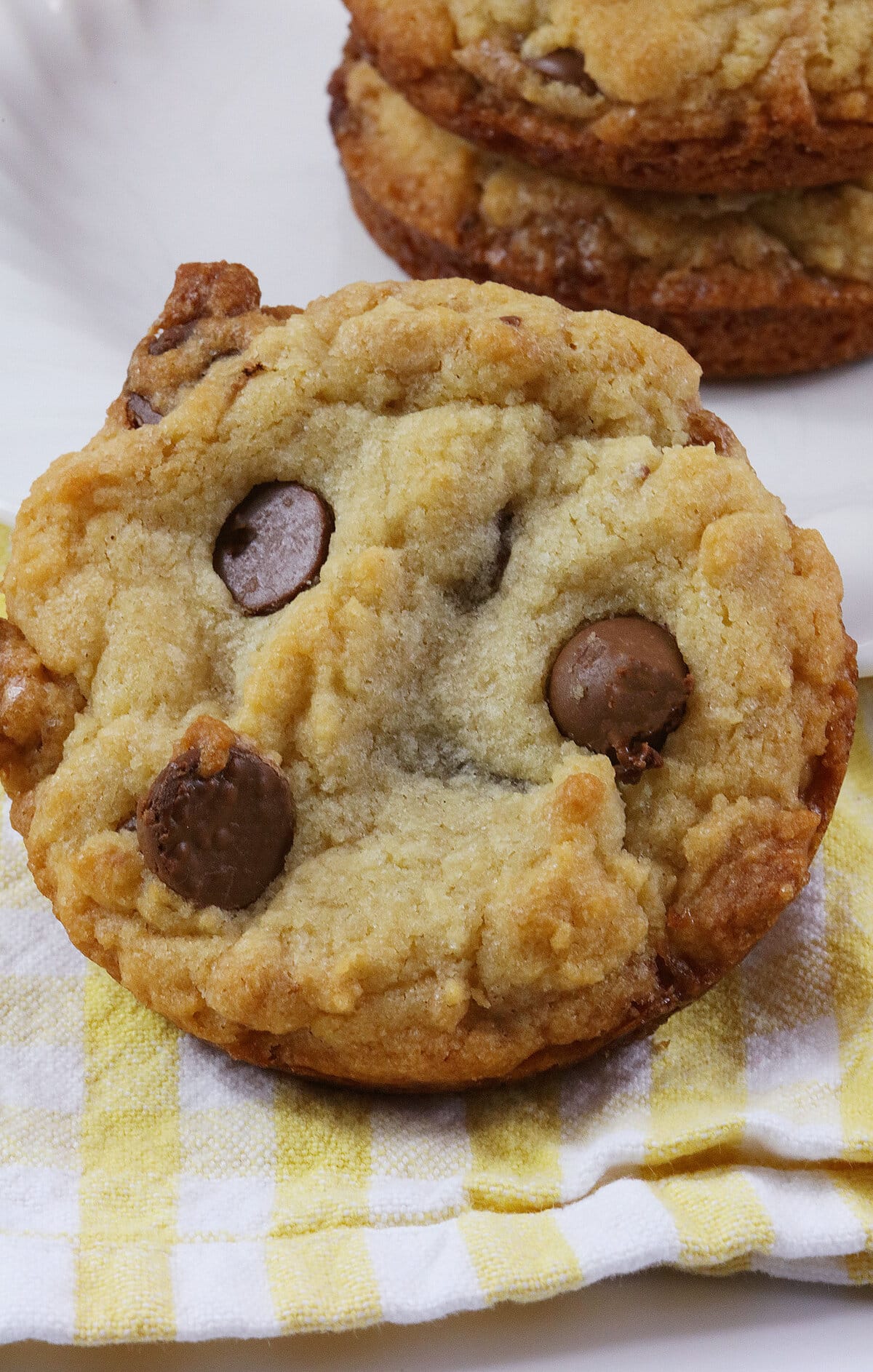 Deep Dish Chocolate Chip Cookies - Kitchen Fun With My 3 Sons