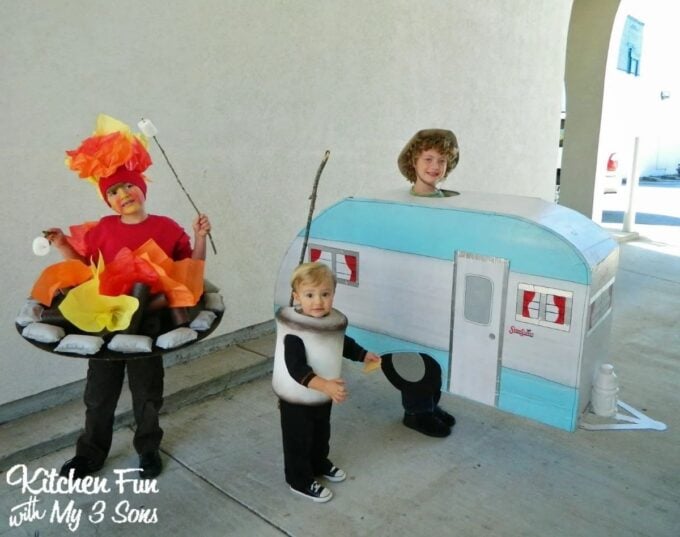 Homemade Camping Costumes | Kitchen Fun With My 3 Sons