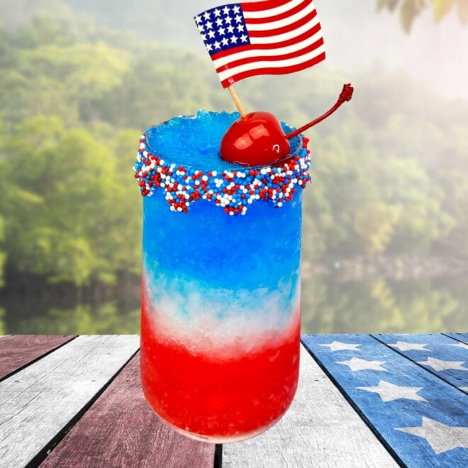 Red White and Blue Margarita - Kitchen Fun With My 3 Sons