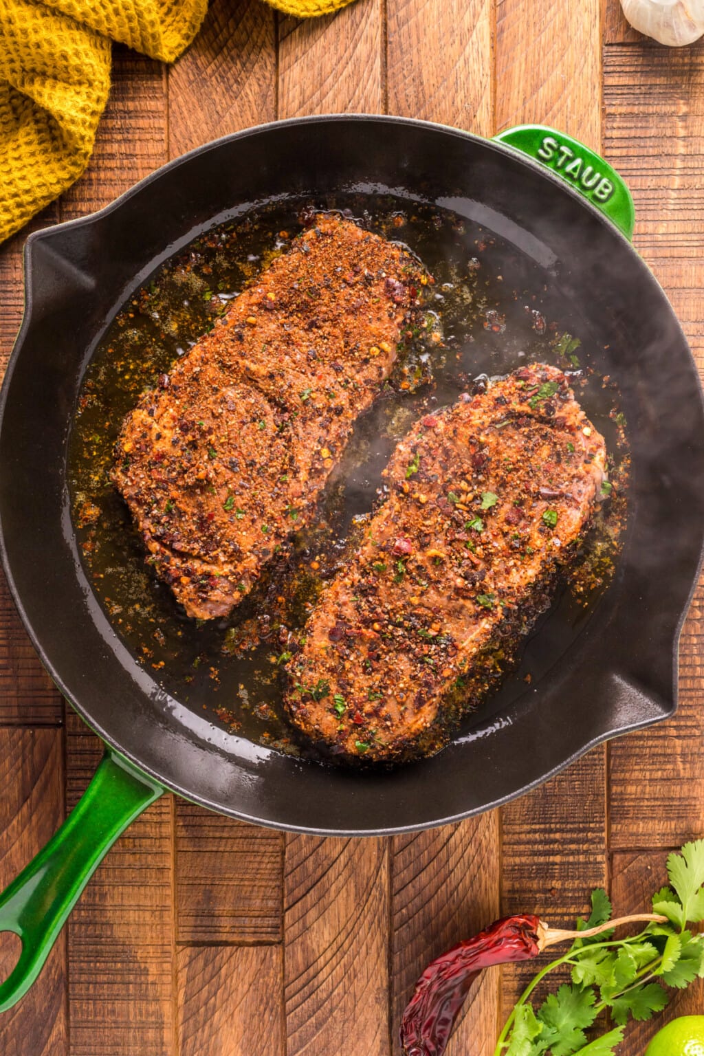 Garlic Guajillo Steak (Chipotle Copycat Recipe)