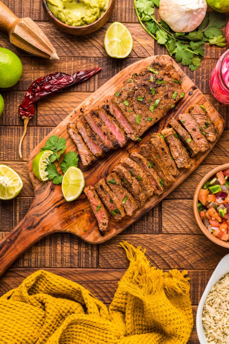 Garlic Guajillo Steak (Chipotle Copycat Recipe)