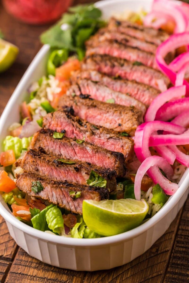Garlic Guajillo Steak (Chipotle Copycat Recipe)