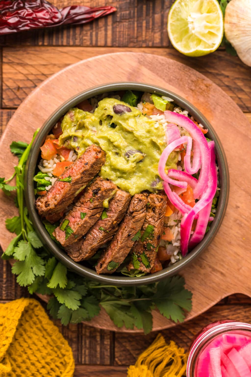 Garlic Guajillo Steak (Chipotle Copycat Recipe)