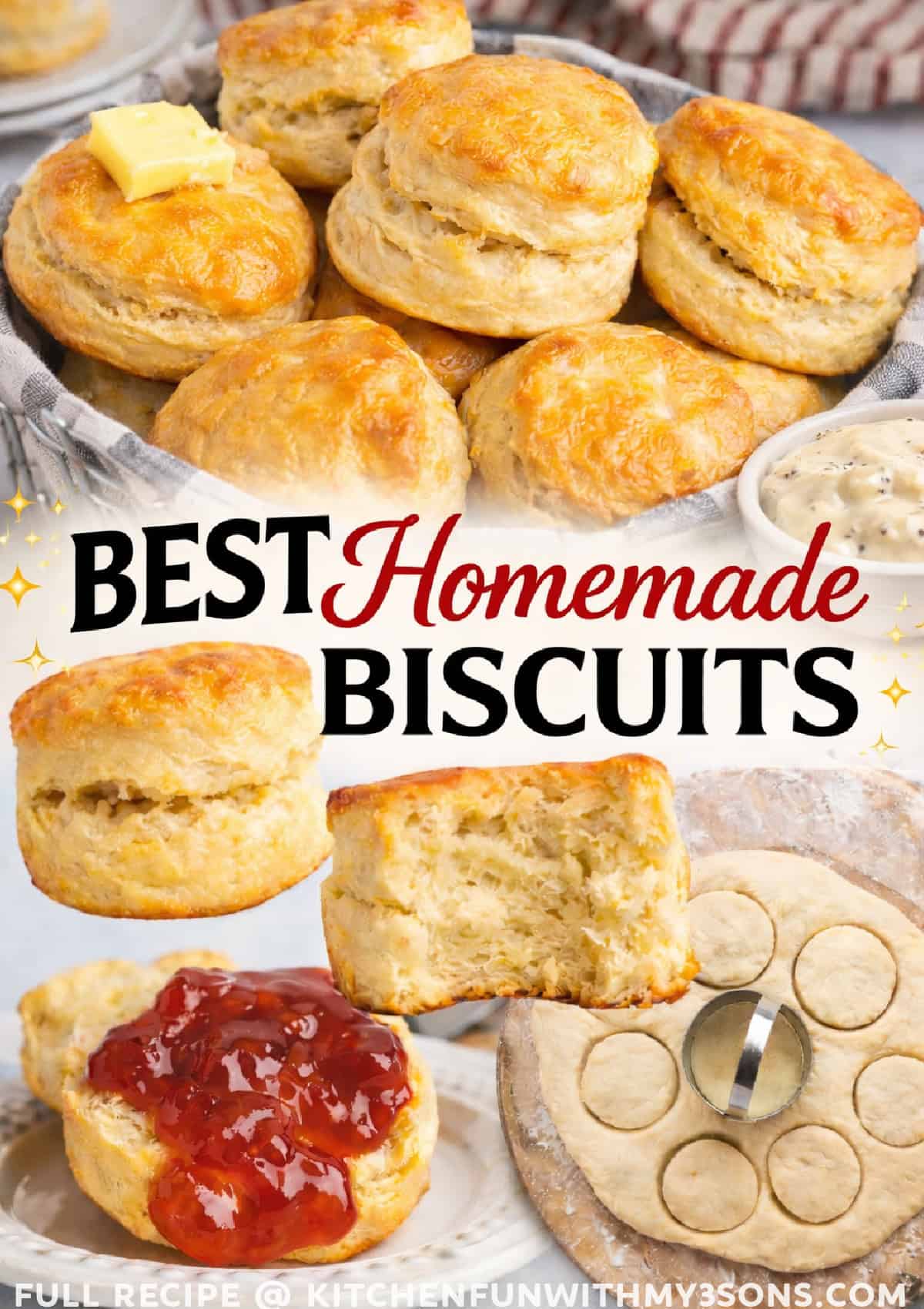 The Best Homemade Biscuits l Kitchen Fun With My 3 Sons