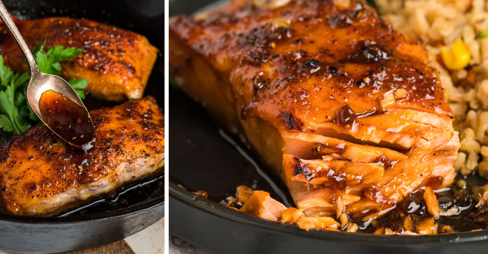 20 Minute Honey Glazed Salmon l Kitchen Fun With My 3 Sons