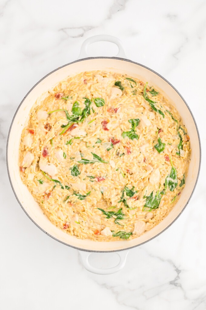Creamy Chicken Orzo Recipe | Kitchen Fun With My 3 Sons