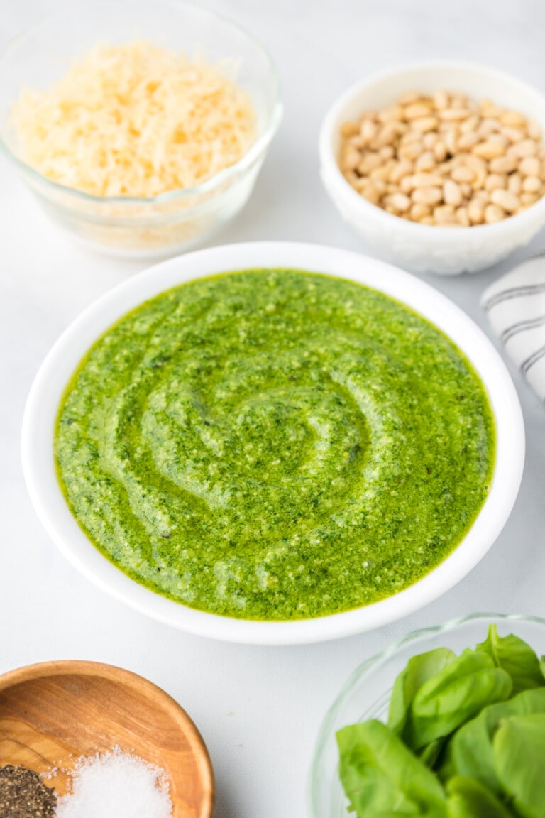 Easy Homemade Pesto Recipe l Kitchen Fun With My 3 Sons