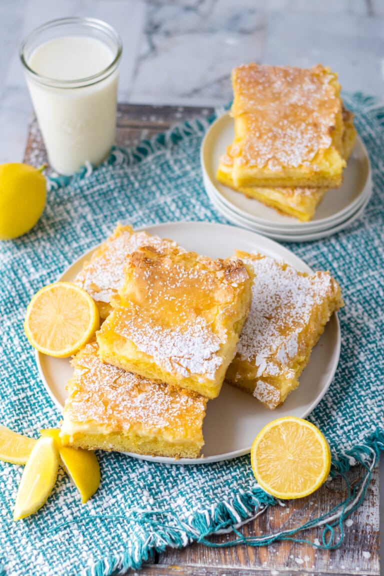 Lemon Gooey Butter Cake - Kitchen Fun With My 3 Sons