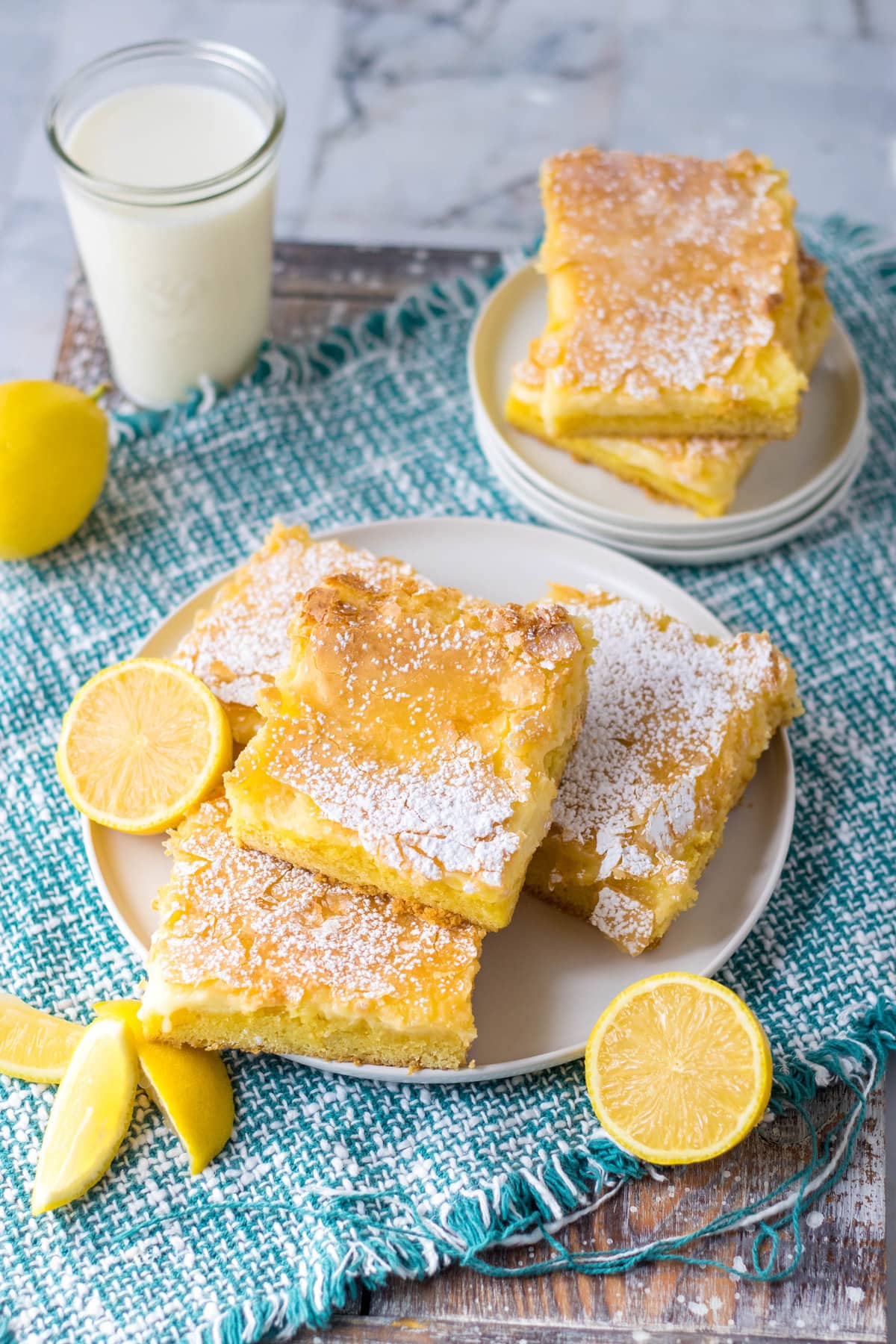 Lemon Gooey Butter Cake - Kitchen Fun With My 3 Sons
