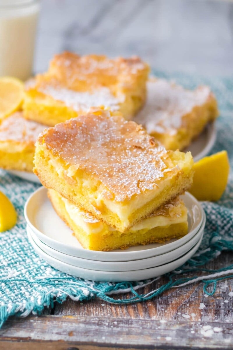 Lemon Gooey Butter Cake - Kitchen Fun With My 3 Sons