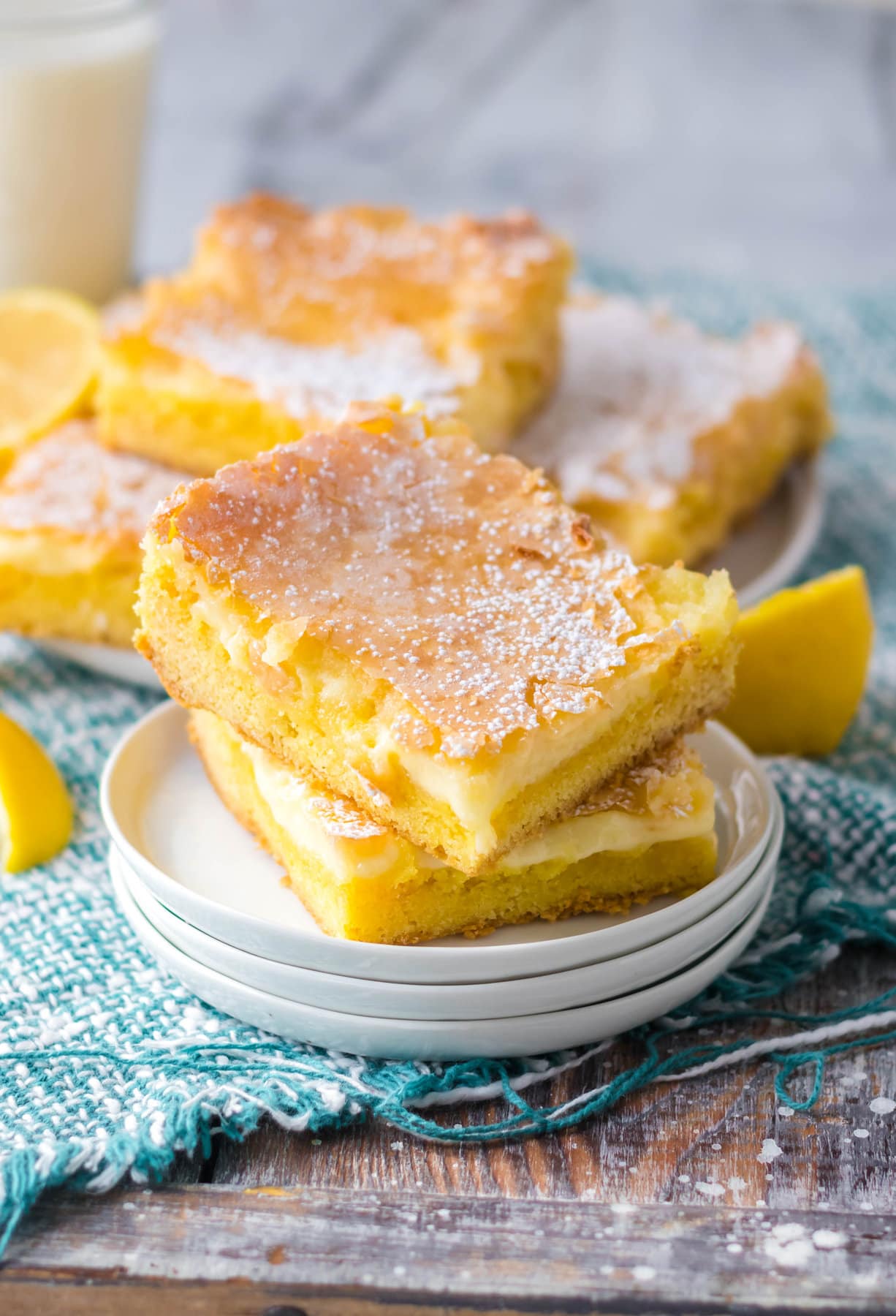 Lemon Gooey Butter Cake - Kitchen Fun With My 3 Sons