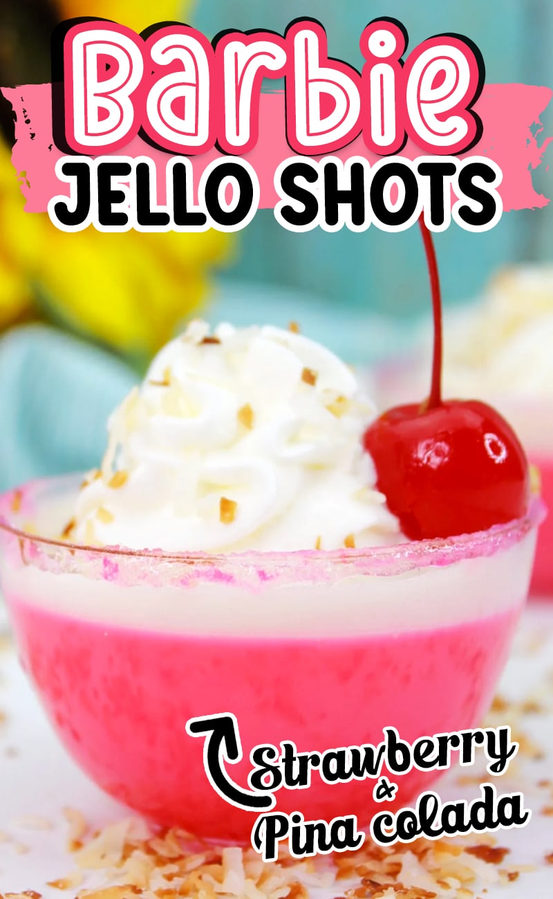 Malibu Barbie Jello Shot - Kitchen Fun With My 3 Sons