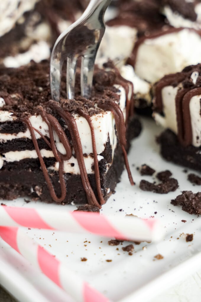 Oreo Cheesecake Bars - Kitchen Fun With My 3 Sons