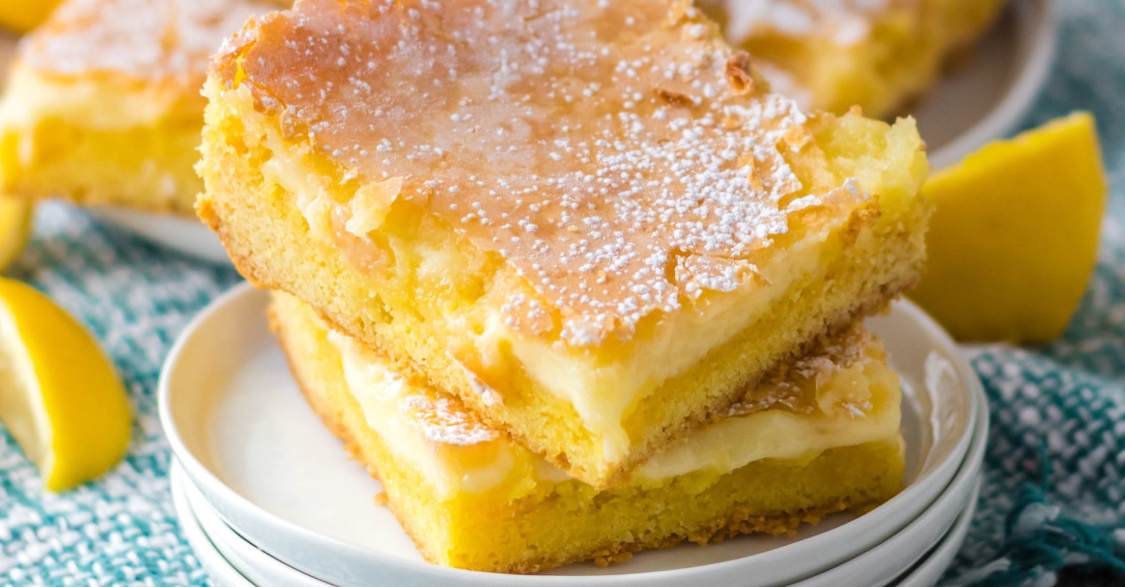 Lemon Gooey Butter Cake - Kitchen Fun With My 3 Sons