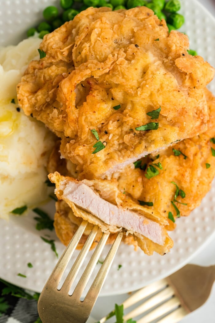 Easy Fried Pork Chops l Kitchen Fun With My 3 Sons