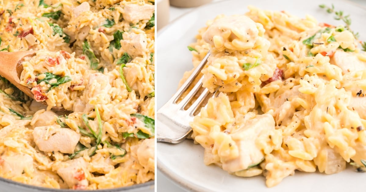 Creamy Chicken Orzo Recipe | Kitchen Fun With My 3 Sons