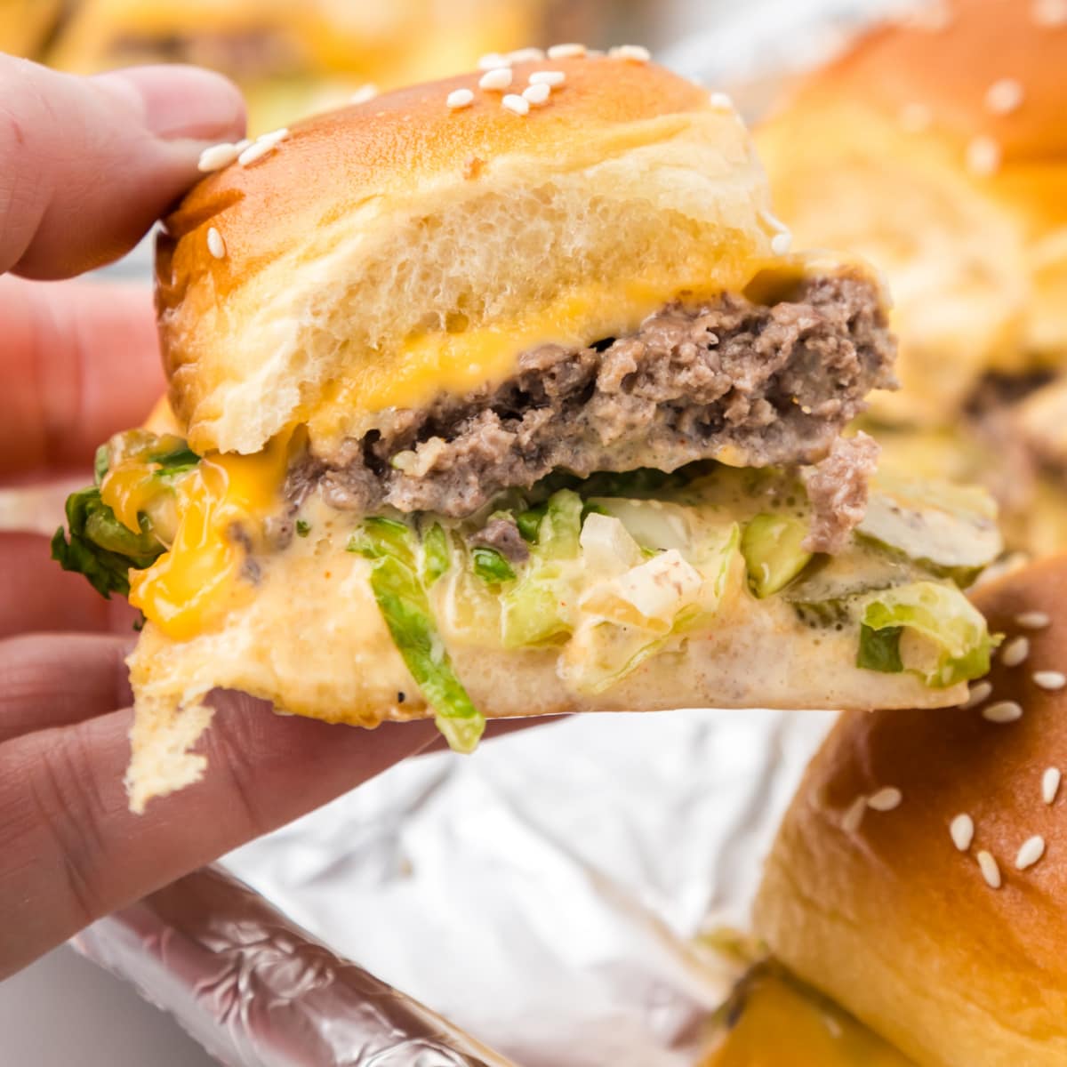 Big Mac Sliders Sliders Familyfreshmeals Bigmac Taghrid Ahmad | Mini
