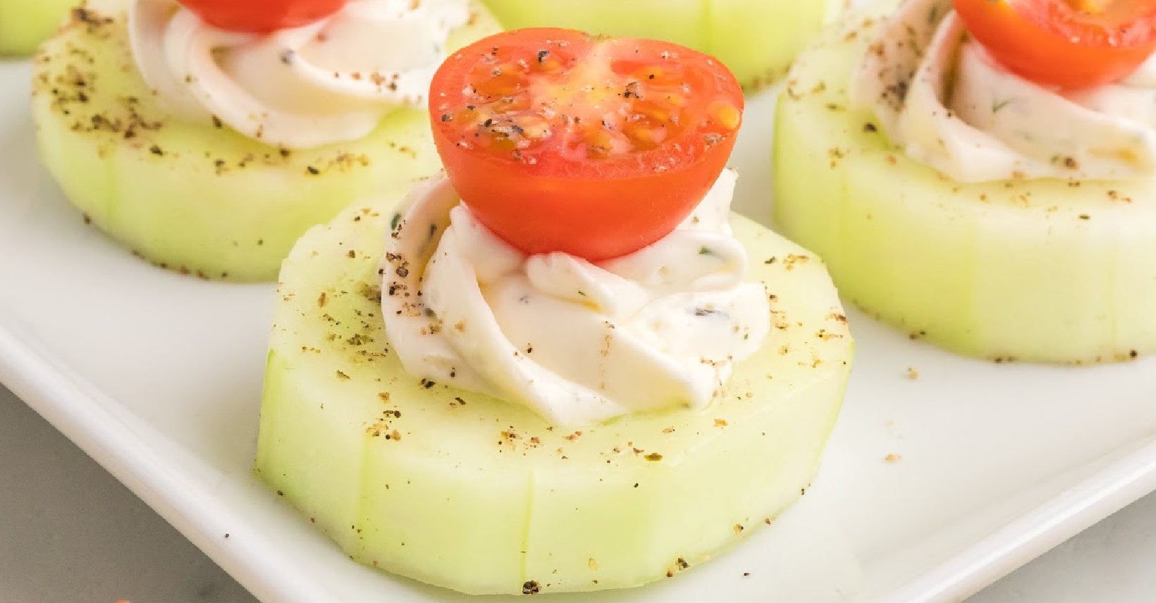 Cucumber Bites | Kitchen Fun With My 3 Sons