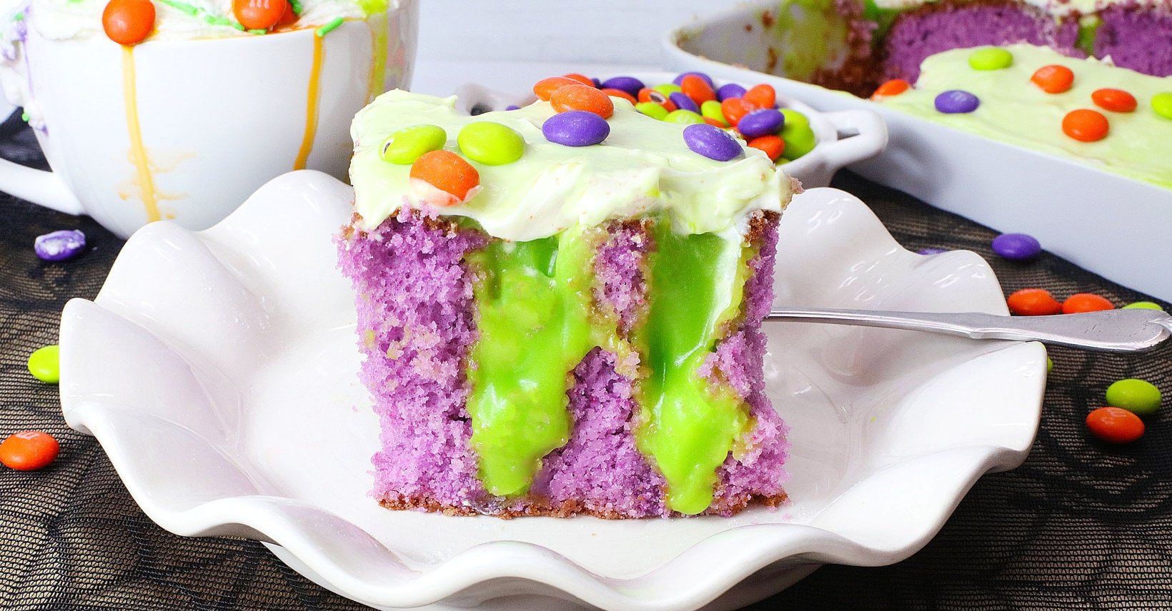Halloween Poke Cake | Kitchen Fun With My 3 Sons