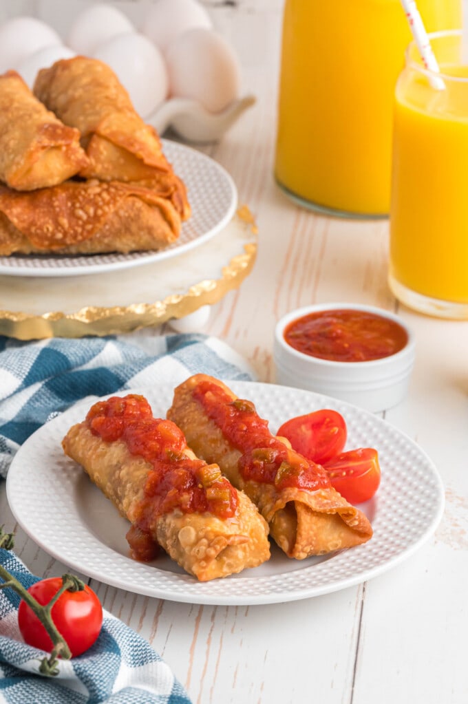 Breakfast Egg Rolls | Kitchen Fun With My 3 Sons