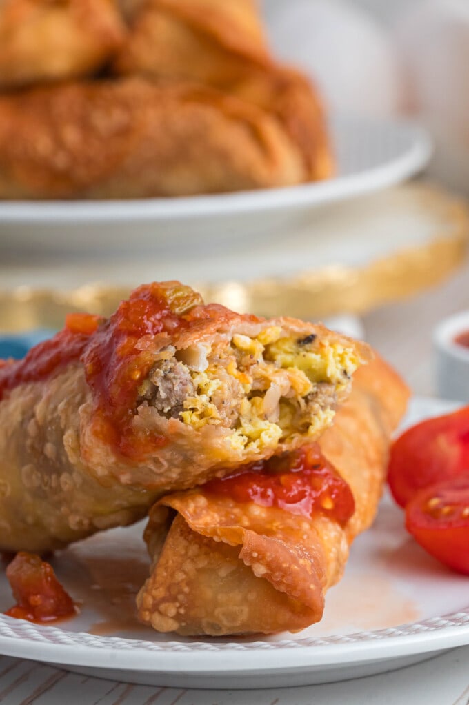 Breakfast Egg Rolls | Kitchen Fun With My 3 Sons