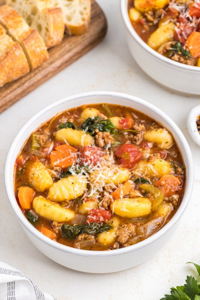 Sausage Gnocchi Soup | Kitchen Fun With My 3 Sons