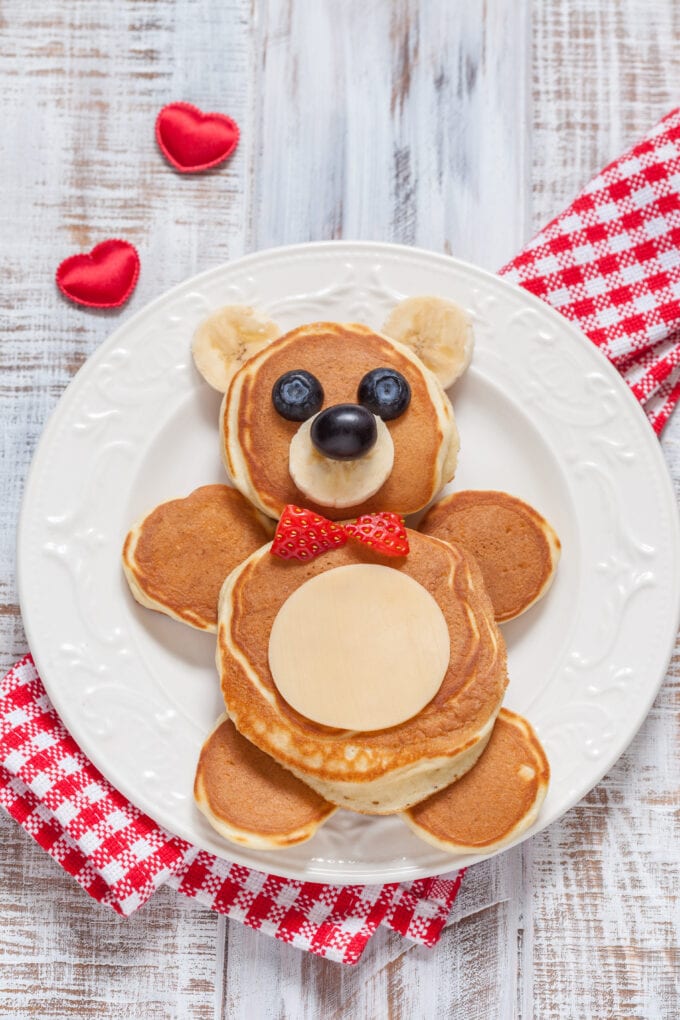Teddy Bear Pancakes | Kitchen Fun With My 3 Sons