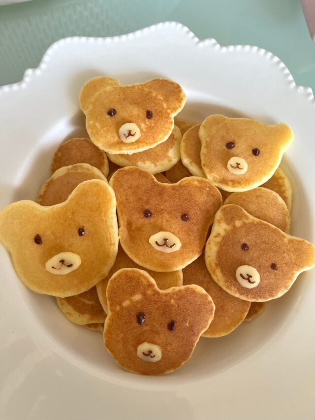 Teddy Bear Pancakes | Kitchen Fun With My 3 Sons