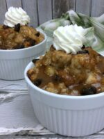 Irish Bread Pudding with Whiskey Sauce - Kitchen Fun With My 3 Sons