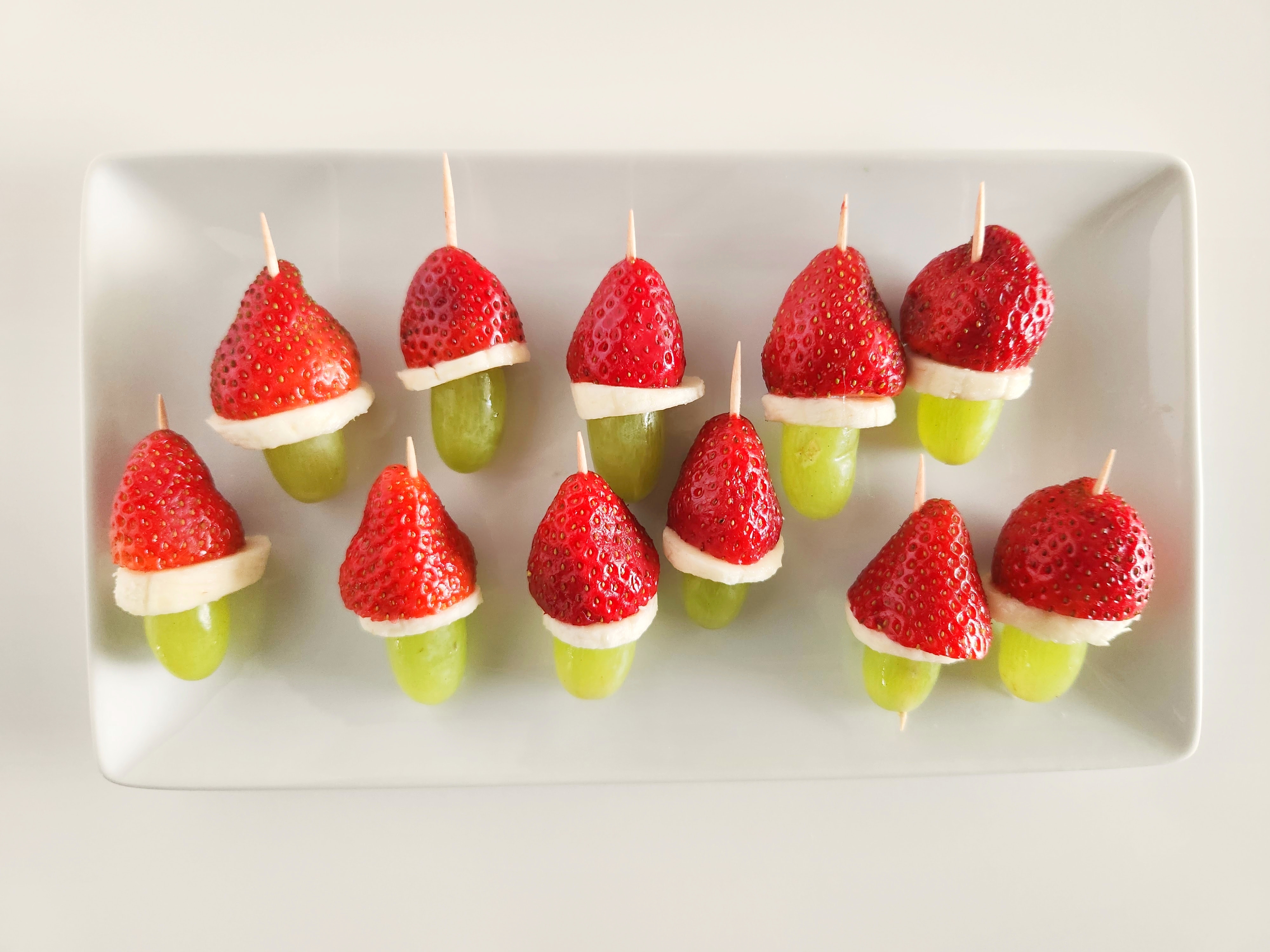 Grinch Fruit Kabobs | Kitchen Fun With My 3 Sons