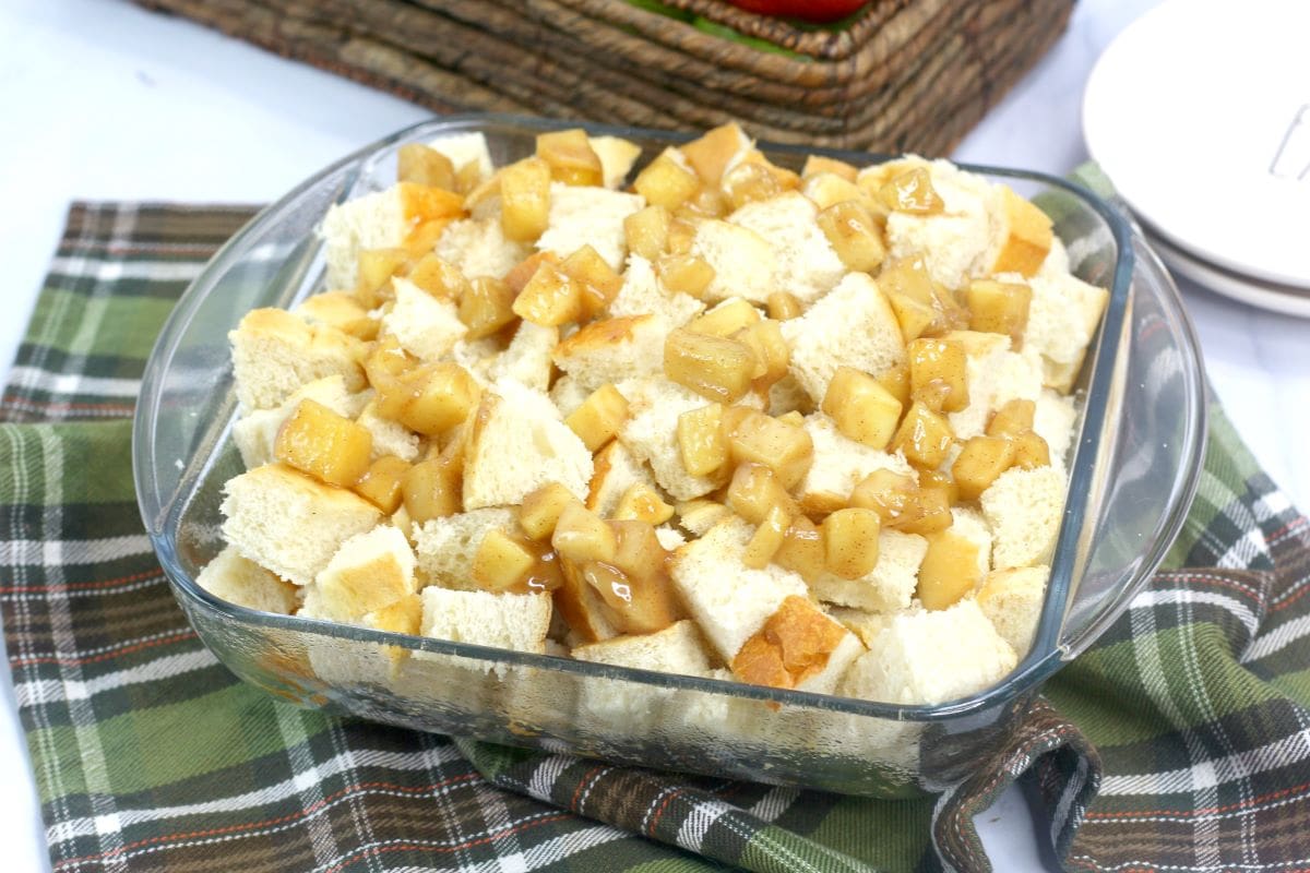 Easy Apple Bread Pudding | Kitchen Fun With My 3 Sons