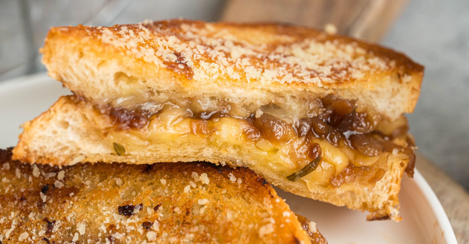 French Onion Grilled Cheese | Kitchen Fun With My 3 Sons