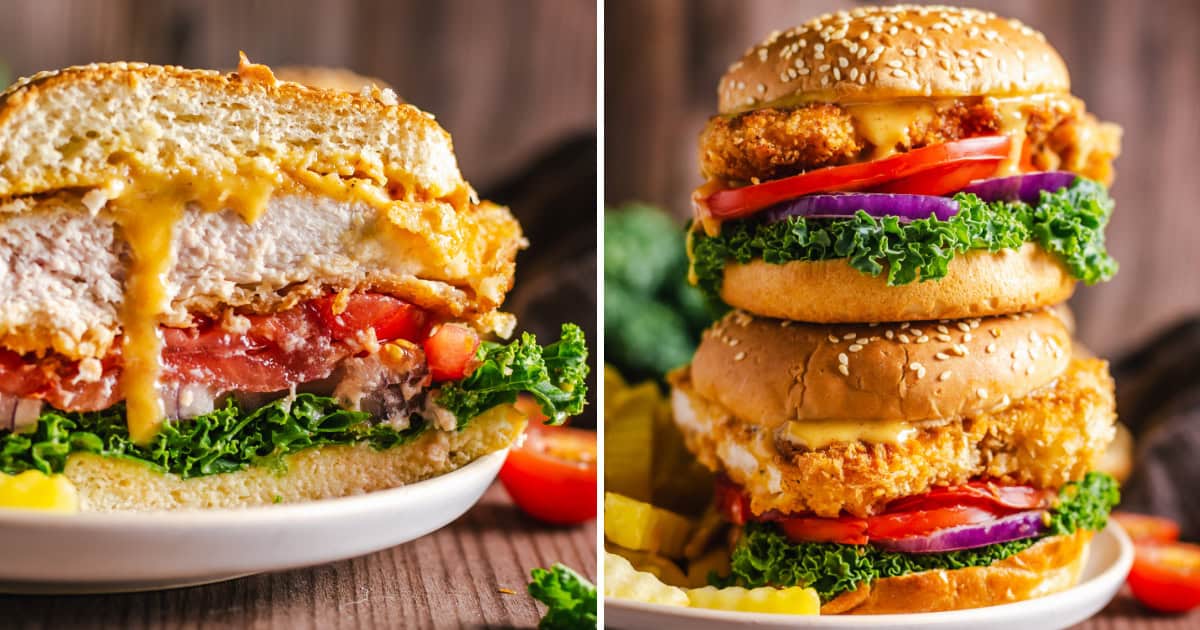 Crispy Chicken Burger Recipe | Kitchen Fun With My 3 Sons