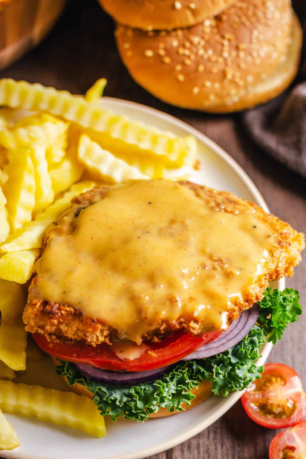 Crispy Chicken Burger Recipe | Kitchen Fun With My 3 Sons